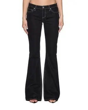 Ksubi Soho Lo Flocked Bootcut Jeans