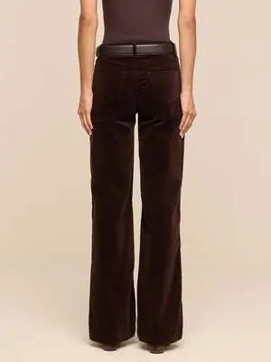 L'Agence Scottie Velvet Wide-leg Jean