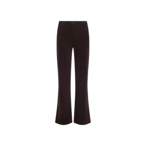 L'Agence Scottie Velvet Wide-leg Jean - Dark Java