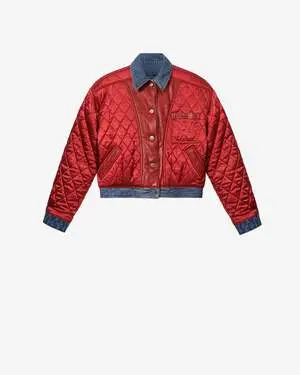 Isabel Marant Étoile Devyna Quilted Jacket - Red-blue