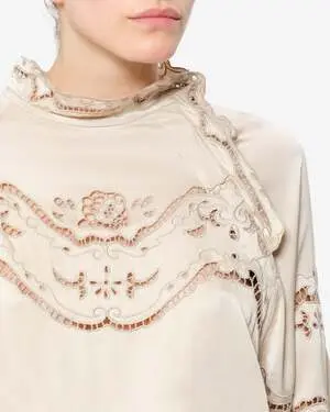 Isabel Marant Étoile Silk Blouse - Champagne