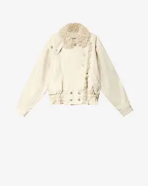Isabel Marant Étoile Valineo Denim Jacket - Ecru