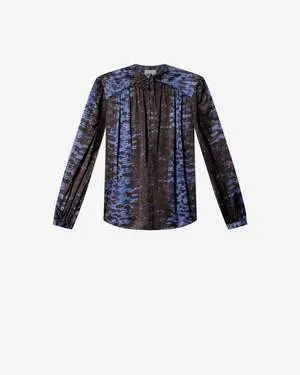 Isabel Marant Étoile Laraya Silk Top - Midnight