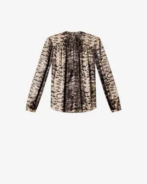Isabel Marant Étoile Laraya Silk Top - Beige