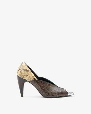 Isabel Marant Étoile Luza Sculptural Pumps - Sahara/mocha