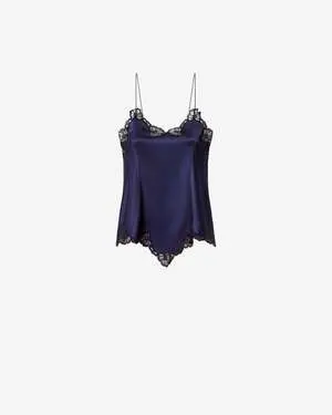 Isabel Marant Étoile Amael Silk Top - Midnight