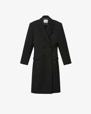 Isabel Marant Étoile Erla Wool Coat - Anthracite