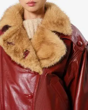 Isabel Marant Étoile Valina Leather Coat