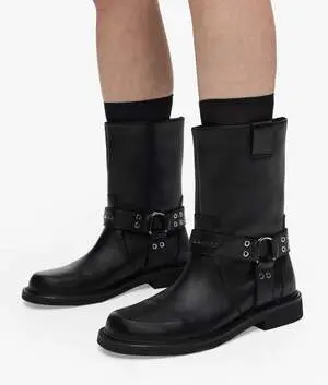 Karl Lagerfeld Sadie Studded Harness Boots