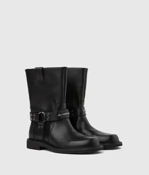 Karl Lagerfeld Sadie Studded Harness Boots