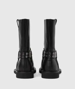 Karl Lagerfeld Sadie Studded Harness Boots
