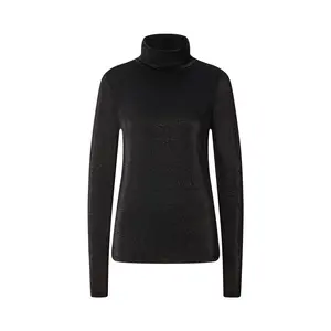 Bogner Silva Long-sleeve Turtleneck Top - Black