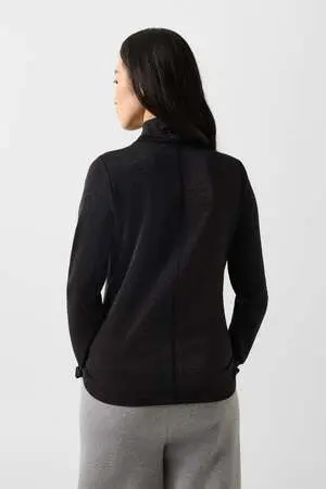 Bogner Silva Long-sleeve Turtleneck Top - Black