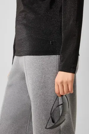Bogner Silva Long-sleeve Turtleneck Top - Black