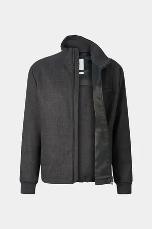 Bogner Milan Virgin Wool Blend Zip-up Jacket