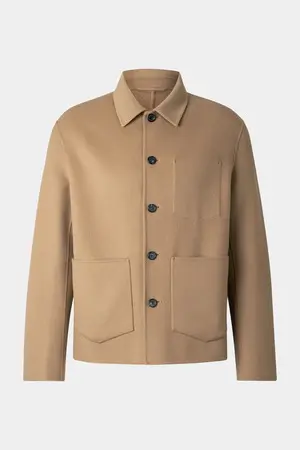 Bogner Mirco Double-faced Wool Shirt Jacket - Camel