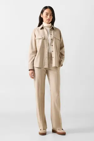 Bogner Jody Virgin Wool Pants - Camel