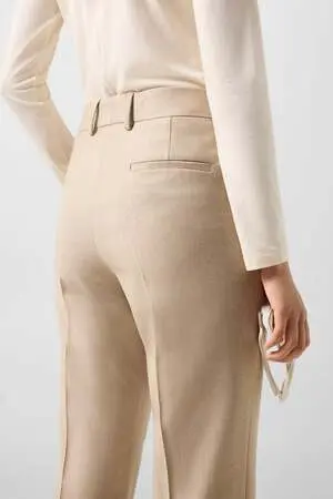 Bogner Jody Virgin Wool Pants - Camel
