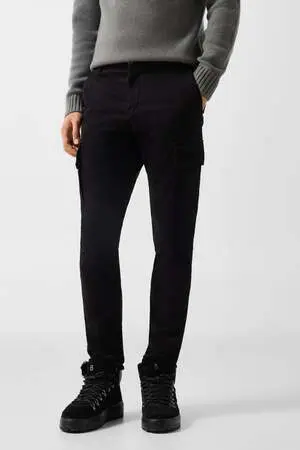 Bogner Bruno Cargo Pants With Subtle Logo Details - Black