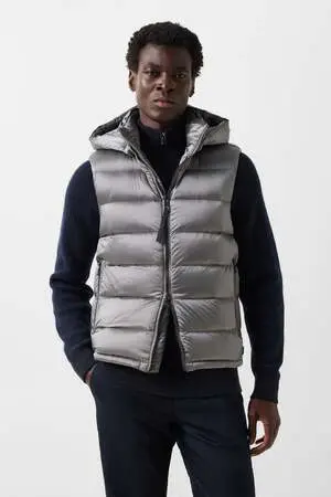 Bogner Quilted Down Vest - Gray