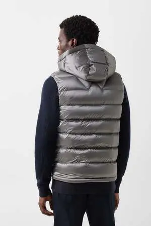Bogner Quilted Down Vest - Gray