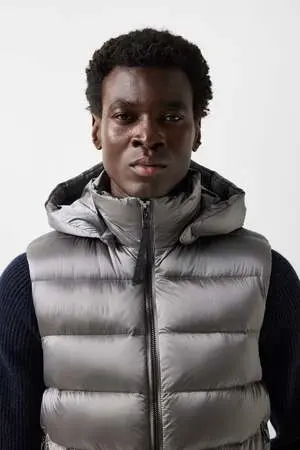 Bogner Quilted Down Vest - Gray