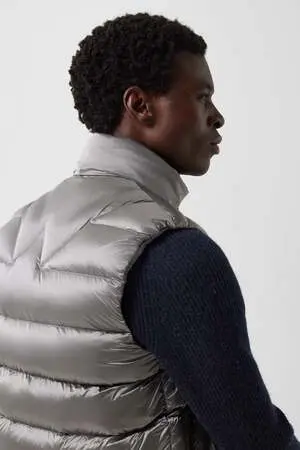 Bogner Quilted Down Vest - Gray