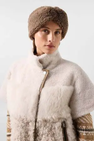 Bogner Lexy Lambskin And Shearling Jacket