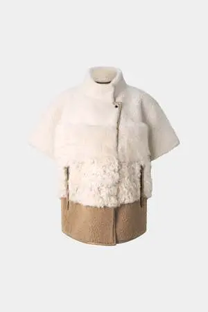 Bogner Lexy Lambskin And Shearling Jacket