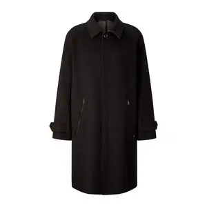 Bogner Tilo Reversible Wool Cashmere Coat - Coffee