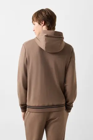 Bogner Forest Jersey Hoodie Jacket - Brown