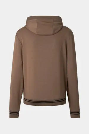 Bogner Forest Jersey Hoodie Jacket - Brown