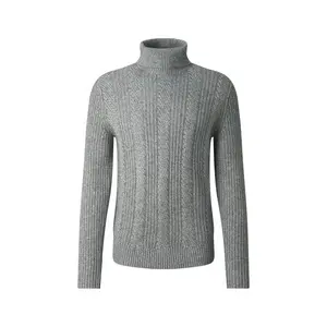Bogner Eros Yak Wool Turtleneck Pullover - Gray