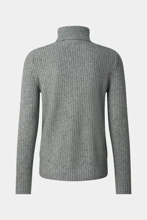 Bogner Eros Yak Wool Turtleneck Pullover - Gray