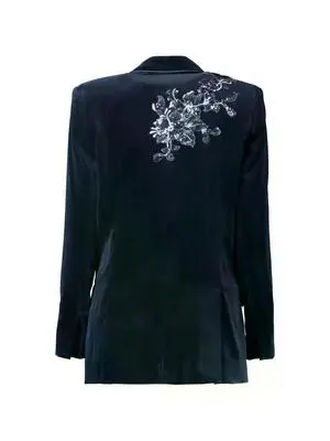 Borgo De Nor Quinn Sequin-embellished Velvet Blazer