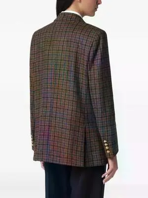 BLAZÉ MILANO Amandira Everyday Check-pattern Wool Blazer