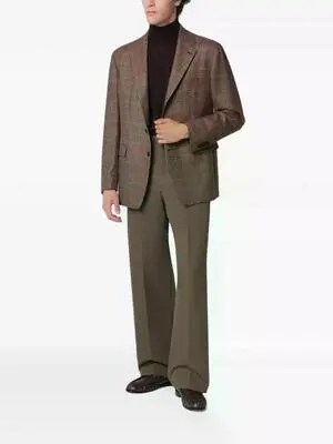 Tagliatore New York Prince Of Wales Check Blazer - Brown