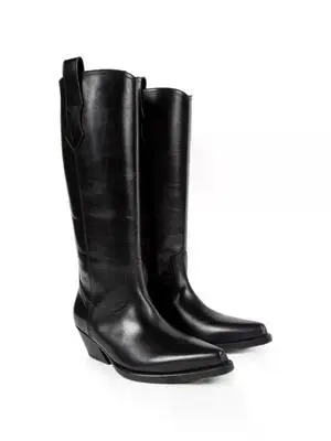 ANN DEMEULEMEESTER Pointed-toe Leather Boots
