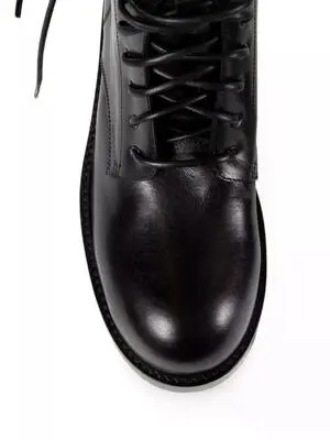 ANN DEMEULEMEESTER Jomund Lace-up Leather Boots