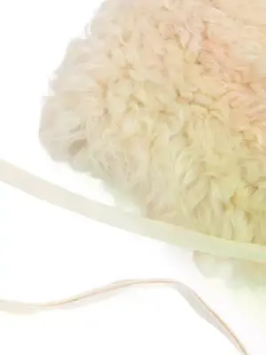 ANN DEMEULEMEESTER Curled Shearling Collar Scarf