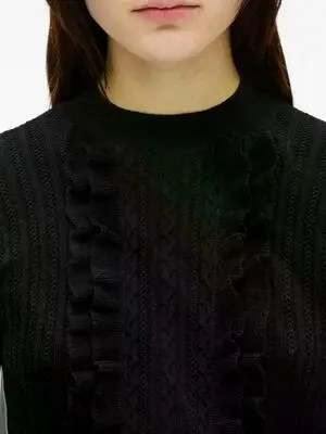 ANN DEMEULEMEESTER Ruffled-details Sweater