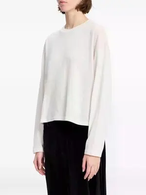 ANN DEMEULEMEESTER Graphic-print Long-sleeve T-shirt
