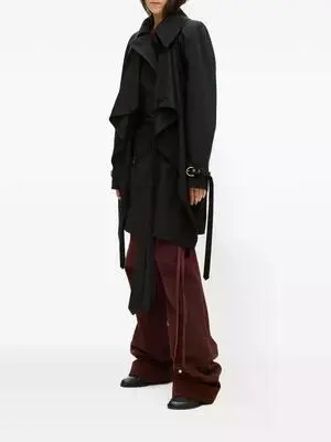 ANN DEMEULEMEESTER Reppa Draped Trench Coat