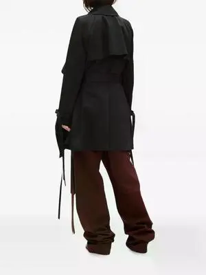 ANN DEMEULEMEESTER Reppa Draped Trench Coat
