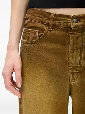 ANN DEMEULEMEESTER Sunfaded Bull Jeans