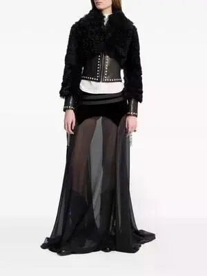 ANN DEMEULEMEESTER Silk-chiffon Maxi Skirt