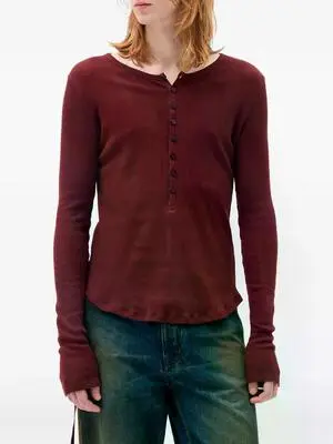ANN DEMEULEMEESTER Hamar T-shirt Brown