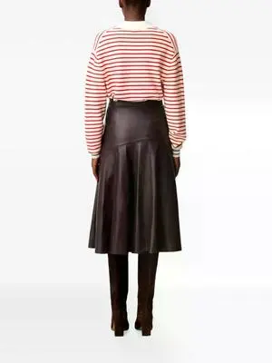 Claudie Pierlot Mid-length Leather Skirt