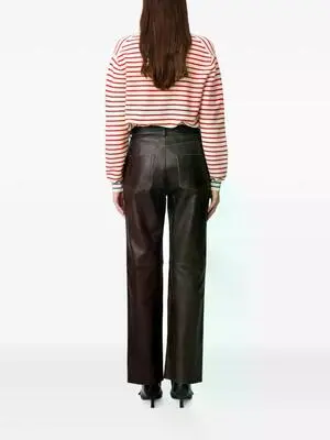 Claudie Pierlot Leather Trousers