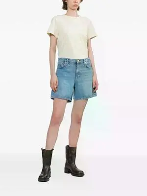 A.p.c. Logo-embroidered T-shirt